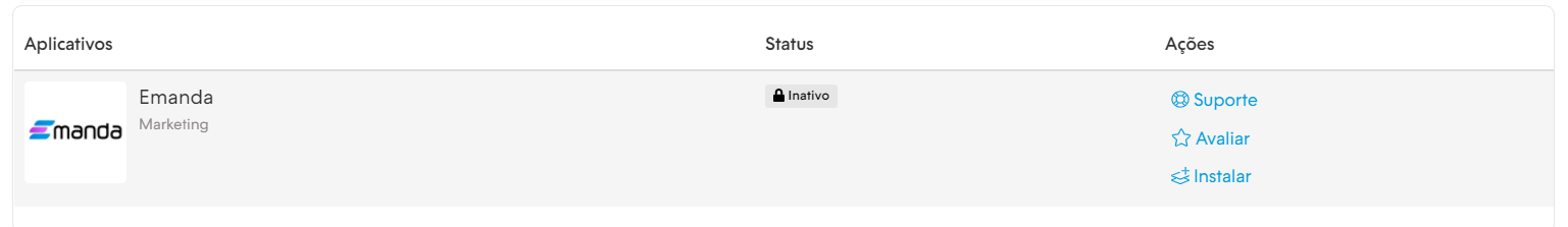 Reinstalar a Emanda na Nuvemshop - Emanda | Email Marketing sem Esforço